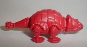 Meal Toy: Dinosaur / red (Kinder Surprise, Europe(Kinder - Dinosaurs ...