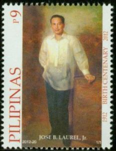 Stamp: Speaker Jose B. Laurel, Jr. Birth Centenary (PhilippinesMi:PH ...