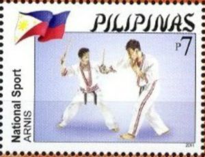 Stamp: Arnis - Newly Declared National Sport (PhilippinesMi:PH 4505,Sn ...