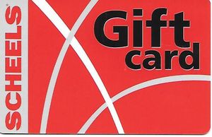Gift Card: Giftcard (Scheels, United States of America(Scheels) Col:US ...