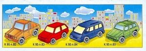 Meal Toy: Red car, geared (Kinder Surprise, Worldwide) (Kinder - Geared ...