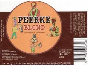 Drink Label: Peerke Blond (Bierbrouwerij St. Christoffel ...