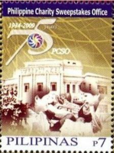 Stamp: Philippine Charity Sweepstakes Office (PCSO) (Philippines ...