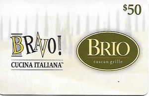 Gift Card: Bravo Brio (Restaurants, United States of America(Bravo/Brio ...