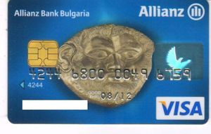 Bank Card: Allianz Bank Visa Antique Mask – 099550353 (Allianz Bank ...
