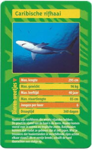 Game Card: Caribische rifhaai (Top Trumps(Dieren-weetjes) Col:TOPTR-DW ...