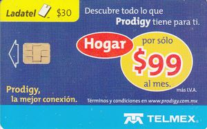 Tarjeta Telefónica: Prodigy Hogar Por $99 Al Mes - Horizontal (Telmex ...