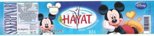 Drink Label: Hayat-Doğal Mineralli Su (Danone Hayat İçecek A.Ş., Turkey ...