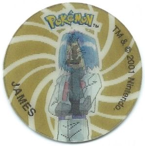 Meal Toy: James (Flippo's/Pogs/Tazos, Belgium(Pokémon Gotta catch 'em ...