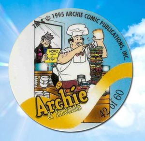 Juguete de comida: Pop Tate and Jughead (Flippo's/Pogs/Tazos, Estados ...