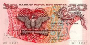 Banknote: 20 Kina (Papua New Guinea(1981-1991 Issues) Wor:P-10d
