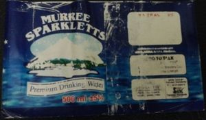 Drink Label: Murree Sparkletts Drinking Water (Murree Sparkletts Company Pvt Ltd, PakistanCol:PK ...