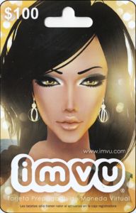 Tarjeta Regalo: IMVU Yellow $100 (Imvu, México(Imvu) Col:MEX-IMVU-005