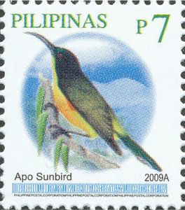 Stamp: Apo Sunbird (Aethopyga boltoni) (Philippines(Birds (2009)) Mi:PH ...