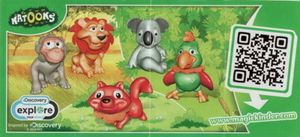 Meal Toy: Fox (Kinder Surprise, Worldwide) (Kinder - Natoons - Animals ...