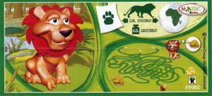 Meal Toy: Lion (Kinder Surprise, Worldwide(Kinder - Natoons - Animals ...