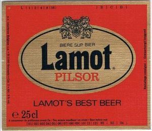 Drink Label: Lamot Pilsor (Interbrew, BelgiumCol:BE-BEER-003169