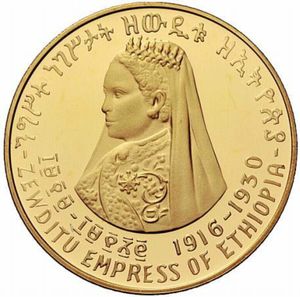 钱币: 50 Dollars (84th Empress Zauditu I 1916-1930) (埃塞俄比亚(1972 ...