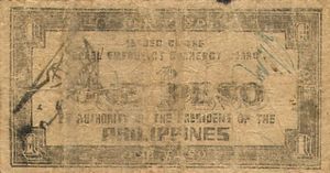 Banknote: 1 Peso (Philippines(Specialized Issues Bohol) Wor:P-S139b