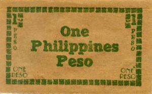 Banknote: 1 Peso (Philippines(Specialized Issues Negros Oriental) Wor:P ...