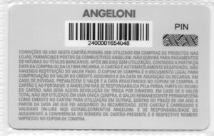 Gift Card: Feliz Natal (Angeloni, Brazil) (Christmas) Col:BR-ANG-008