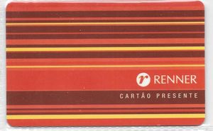 Gift Card: Lines (Renner, Brazil(Renner) Col:BR-REN-024f