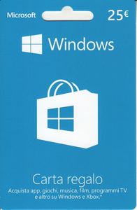 Gift Card: Microsoft Windows Carta Regalo 25€ (Microsoft, Italy ...