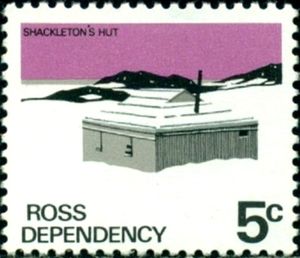 Timbre: Shackleton's Hut (Terre de Ross(Views of Ross Dependency (1972 ...