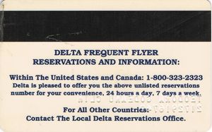 Functional Card: Delta Air Lines - Frequent Flyer (Airlines, United ...