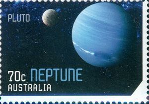 Stamp: Neptune & Pluto (Australia(Our Solar System) Mi:AU 4365A,Sn:AU ...