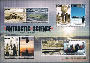 Stamp: Antarctic Science - Then and Now (British Antarctic Territory ...