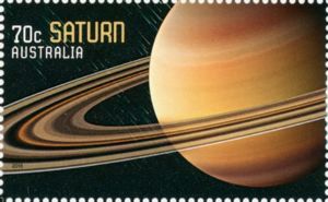 Stamp: Saturn (Australia(Our Solar System) Mi:AU 4371A,Sn:AU 4356h