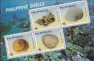 Stamp: Philippine Shells (Philippines(Philippine Shells) Mi:PH BL209,Sn ...
