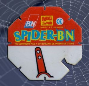 Meal Toy: Spider-man Octopus (Flippo's/Pogs/Tazos, 프랑스(BN Troc's ...