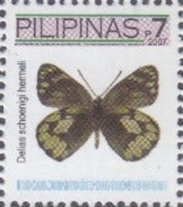 Stamp: Pierine Butterfly (Delias schoenigi hermeli) (Philippines ...