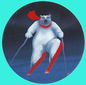 Meal Toy: Polar Bear (Flippo's/Pogs/Tazos, Canada(Canada Games POG's ...