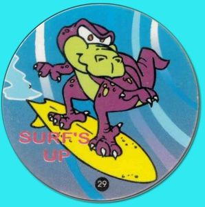 Meal Toy: Surf's Up (Flippo's/Pogs/Tazos, Worldwide) (Cave Kid - Serie ...