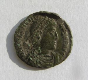 Coin: 1 Follis (Roman Empire(364~375 - 62nd Emperor Valentinian I, West ...