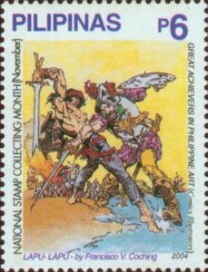 Stamp: Lapu-lapu by Francisco V. Coching (Philippines(Featuring Comics ...