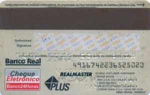 Bank Card: Banco Real International Card (Banco Real, BrazilCol:BR-VI ...