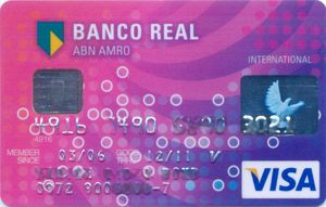 Bank Card: Banco Real (Banco Real, BrazilCol:BR-VI-0036