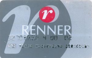 Bank Card: Renner (Credito Renner, BrazilCol:BR-GM-0036.01