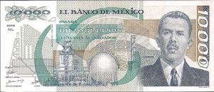 Banknote: 10,000 Pesos (Mexico(1985-1991 Issue) Wor:P-90b.6
