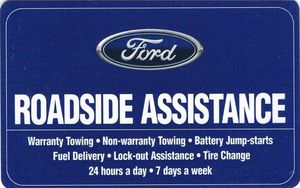 Functional Card: Ford. Roadside Assistance (Car Assistance and Auto ...
