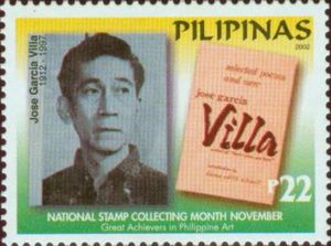 Stamp: Jose Garcia Villa (1912-1997) (Philippines(National stamp ...