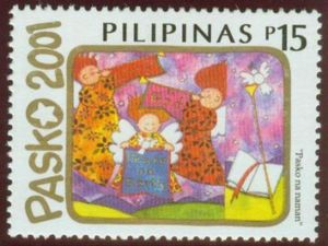 Stamp: Pasko na naman Christmas Card by Children (Philippines(Christmas ...