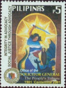 Stamp: Office of the Solicitor General Centennial (PhilippinesMi:PH ...