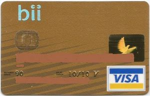 Bank Card: Bii (Bank BII, IndonesiaCol:ID-VI-0023