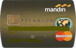 Bank Card: Titanium (Bank Mandiri, IndonesiaCol:ID-MC-0031