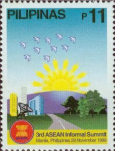 Stamp: ASEAN Informal Summit (PhilippinesMi:PH 3097,Sn:PH 2644,Sg:PH 3273